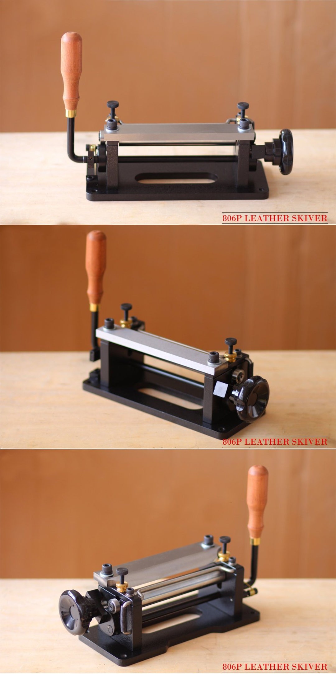 Hands Free Pro 6" Leather Skiver Machine Splitter Trimmer Edge Skiving ...