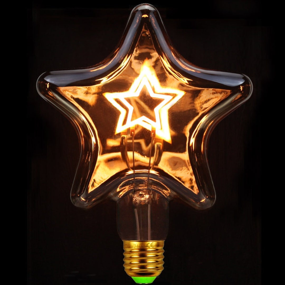 Huge Star Art Design Edison LED Light Bulb – 4W Industrial Style ...