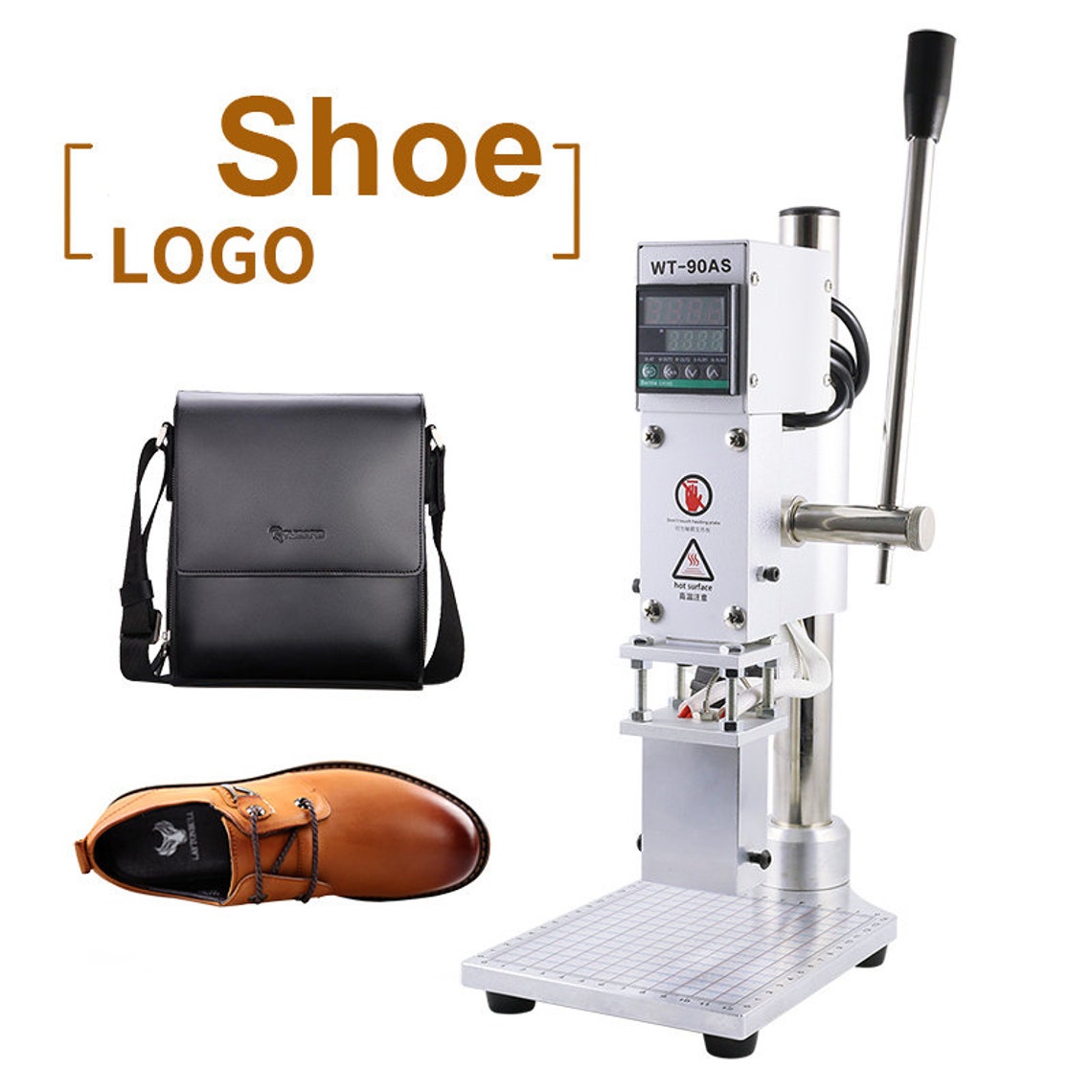 Complete Pro Shoe Logo Stamping Machine Customize Seal - Etsy