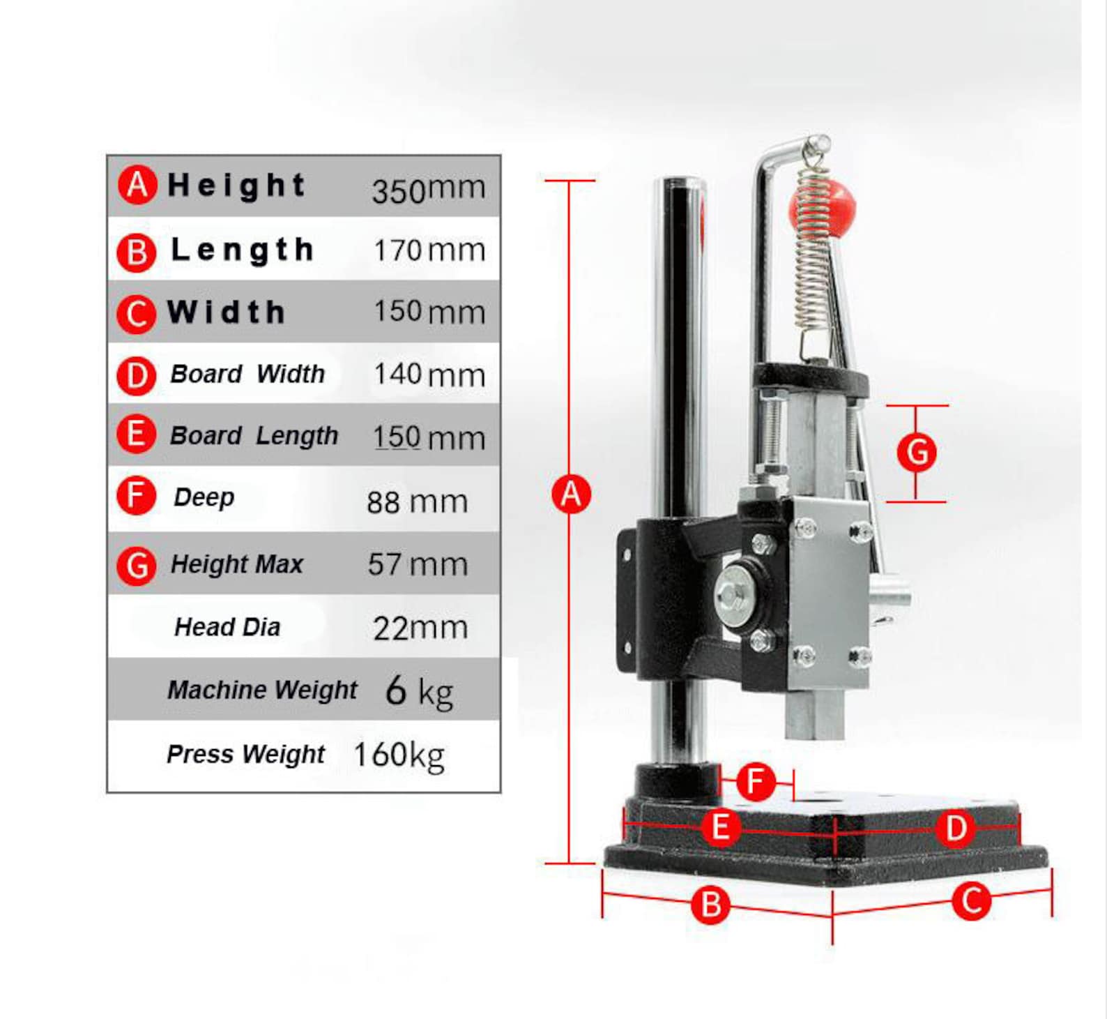 Heavyduty Leather Stamp Imprinting Machine Die Cutting Logo | Etsy