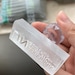 Custom Acrylic Stamp for Soap Logo Mold - Logo Embosser Handmade ...