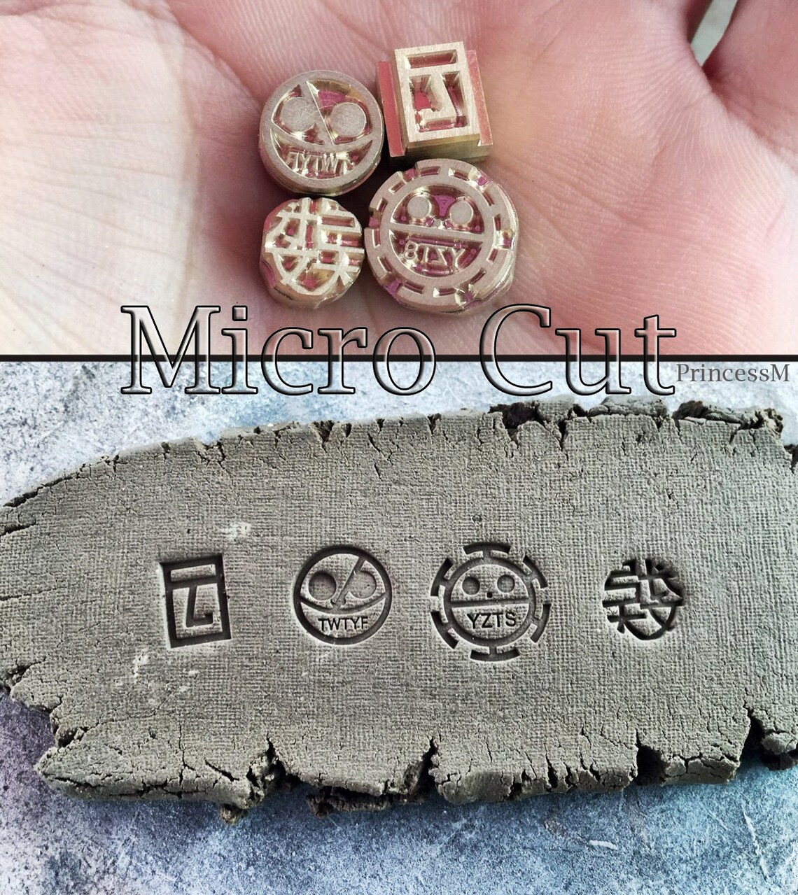 Micro Cut Custom Leather Stamp Micro-branding Iron Embosser - Etsy