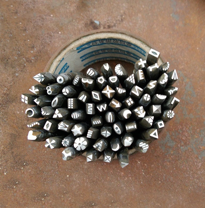 Custom Metal Steel Stamp for Jewelry Stamp Hammer Tools for Silver Gold ...