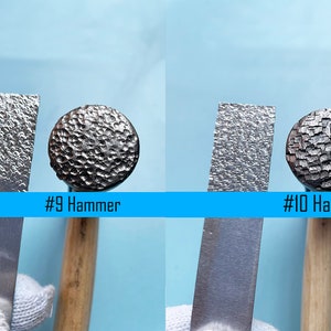 NEW Artisan Texture Hammer for Metalworking - Handcrafted Metal ...