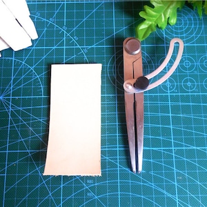 Leather Compasses Pressing Device for Vegetable Tanned - Leather Hardback Sideline Indentation ...