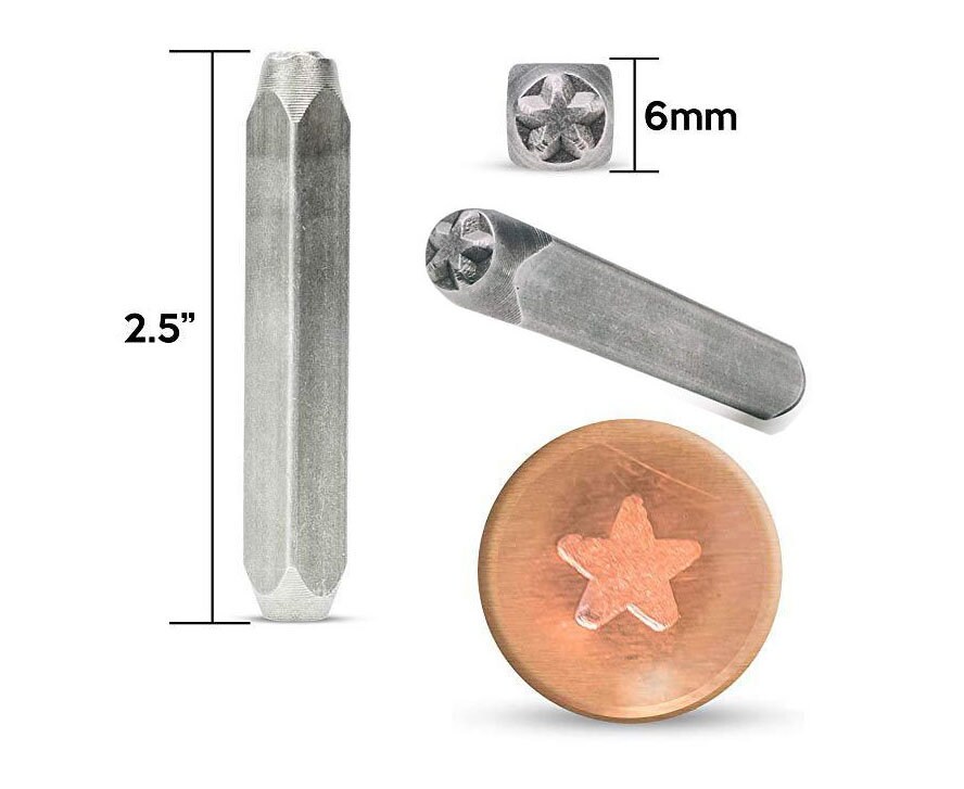 6mm Star Heart Jewelry hammer tools Iron steel metal | Etsy