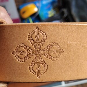 Custom Leather Stamp With Large Handle Embosser Brass Stamp Logo Seal ...