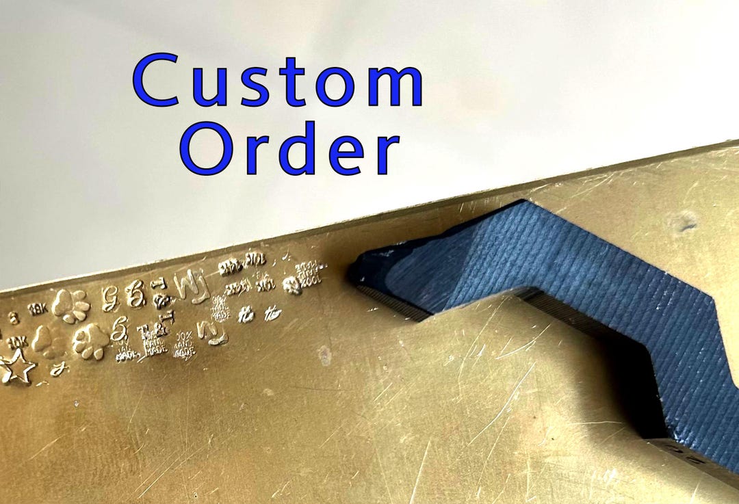 Micro-cut Goose Neck Steel Stamp – Precision Custom Logo Carving ...