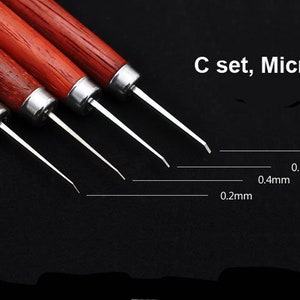 16 Tool Full Professional Olive Carving Knife Carving Tools, Carving ...