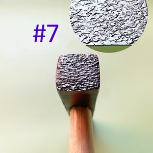 Artisan Texture Hammer for Metalworking - Handcrafted Metal Embossing ...