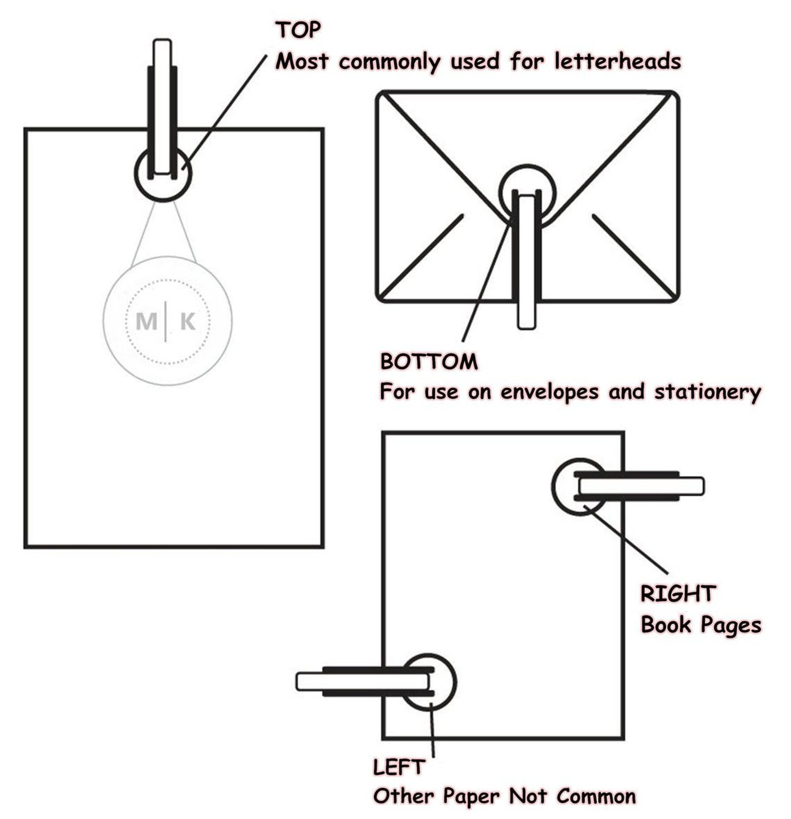 Custom LOGO Embosser Stamp Paper Seal Hand Held Ez-seal - Etsy