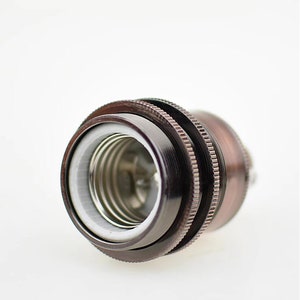 Vintage-inspired Brass Cord Grip Pendant Lamp Holder for E27 Bulbs ...