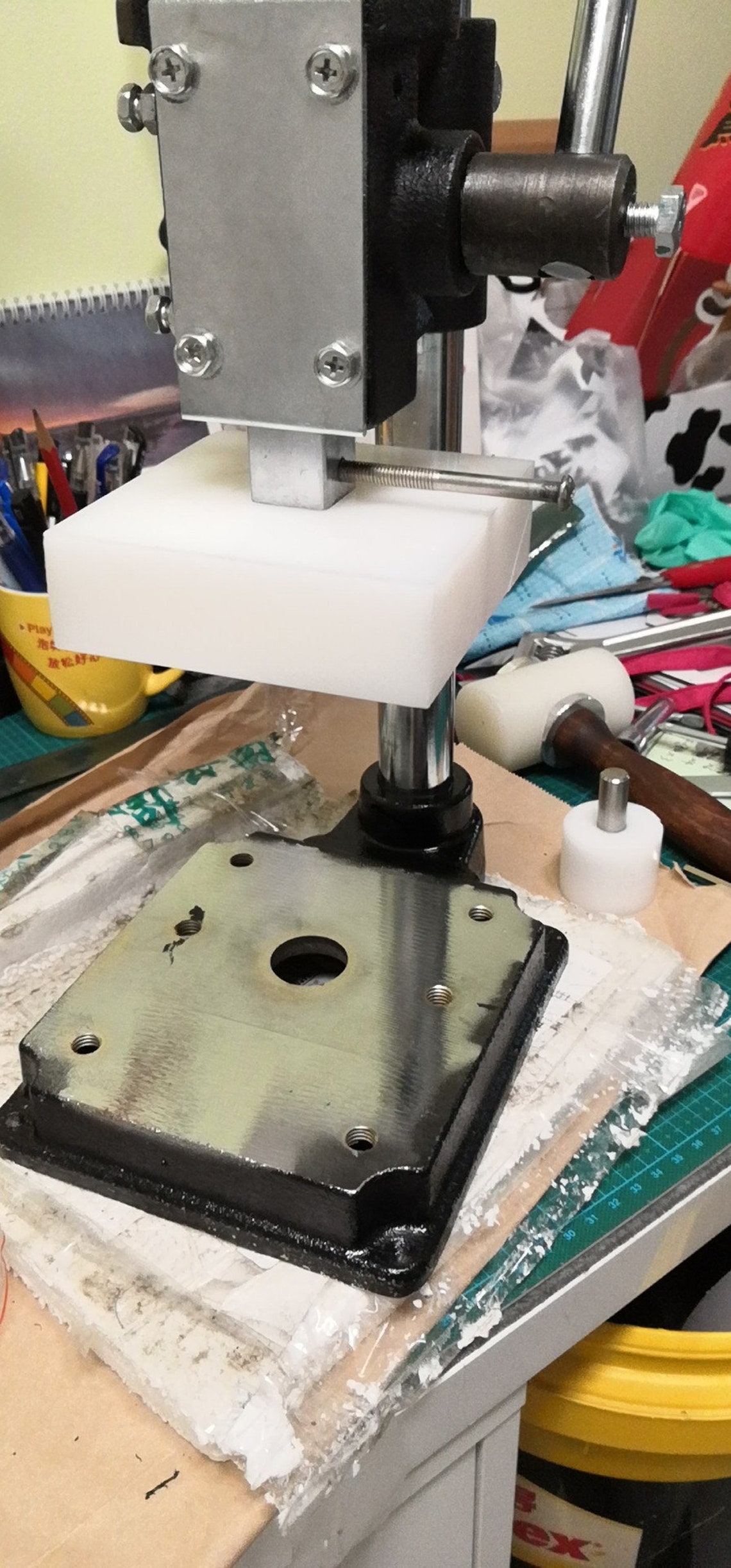 Heavyduty Leather Stamp Imprinting Machine Die Cutting Logo | Etsy