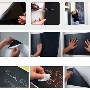 Artist Supply - Large Green Chalkboard Wall Paper Stickers Removable ...