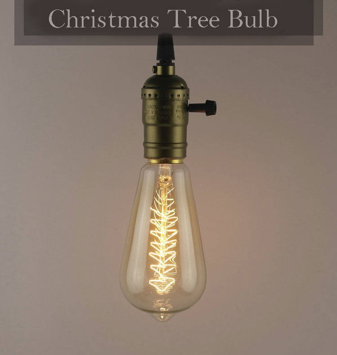 Embrace Season: Christmas Tree Edison Vintage Bulb Special Filament E27 ...