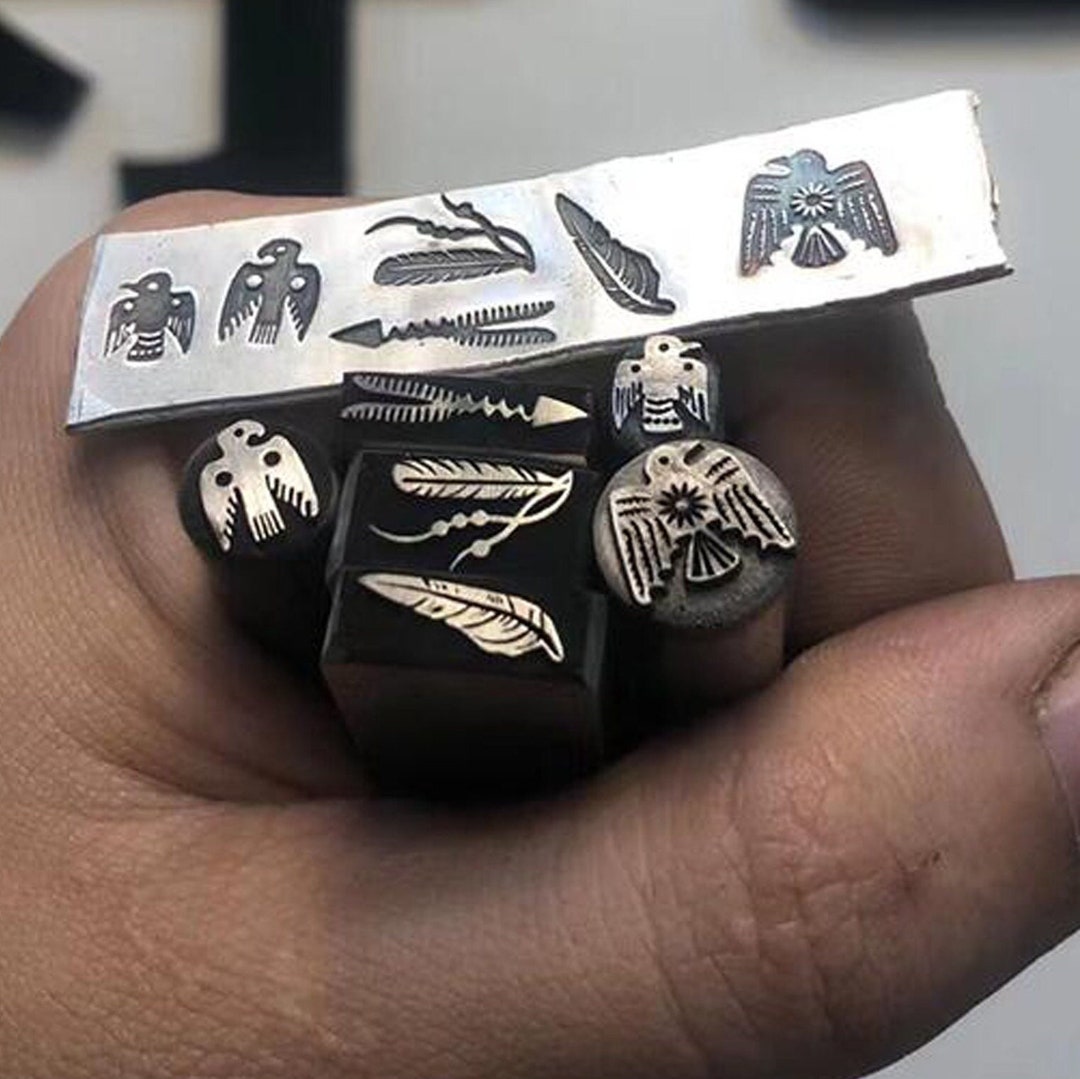 Design 2 - Metal Punch Iron STEEL Logo Design Custom Stamp Metal Iron ...