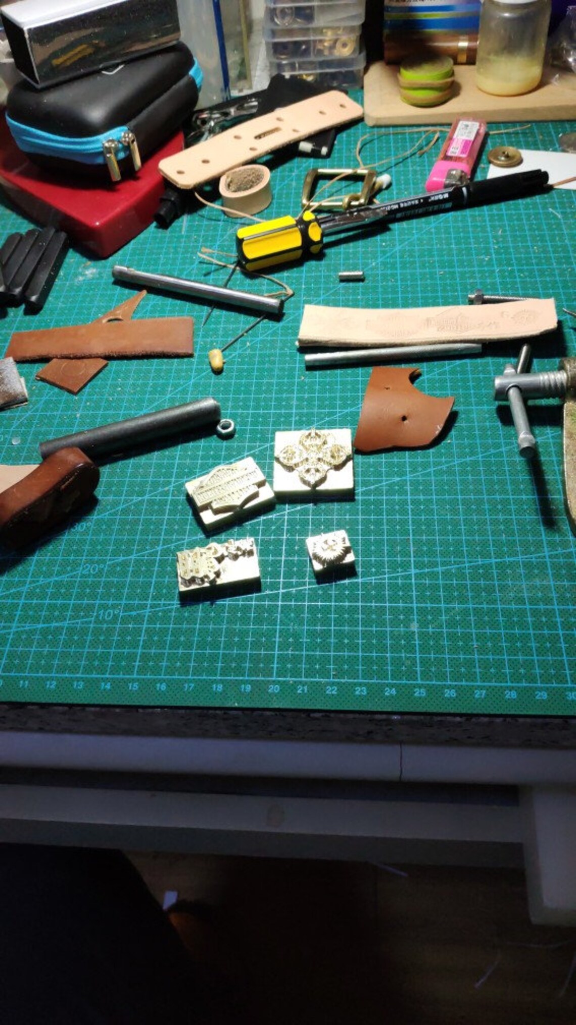 Micro Cut Custom Leather Stamp Micro-branding Iron Embosser - Etsy