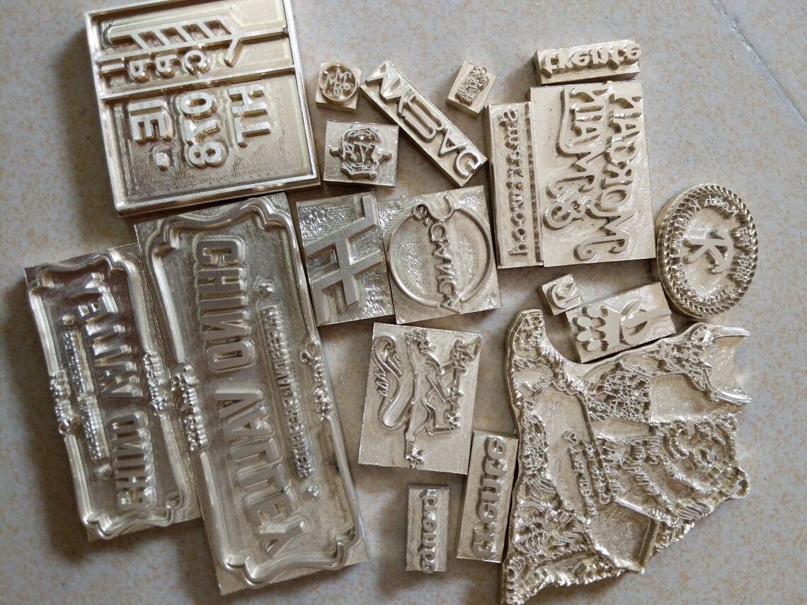 8mm BIG Screw - Custom Made Embosser Leather Stamp - for Electric ...