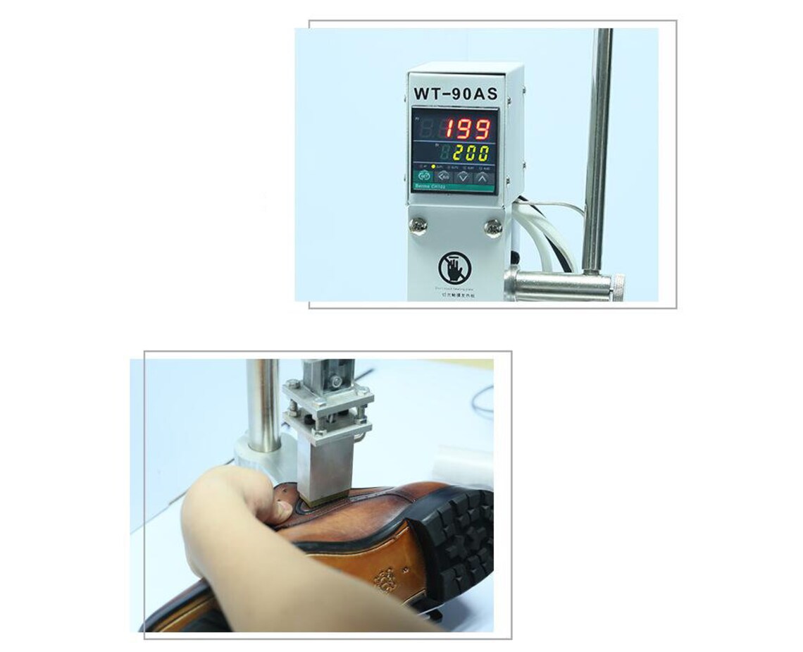 Complete Pro Shoe Logo Stamping Machine - Customize Seal Bronzing ...