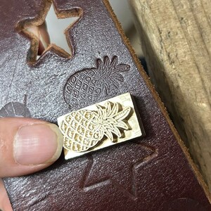 Custom Leather Stamp With Large Handle Embosser Brass Stamp Logo Seal ...