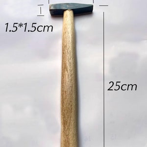 NEW Artisan Texture Mini Hammer for Metalworking - Handcrafted Metal ...