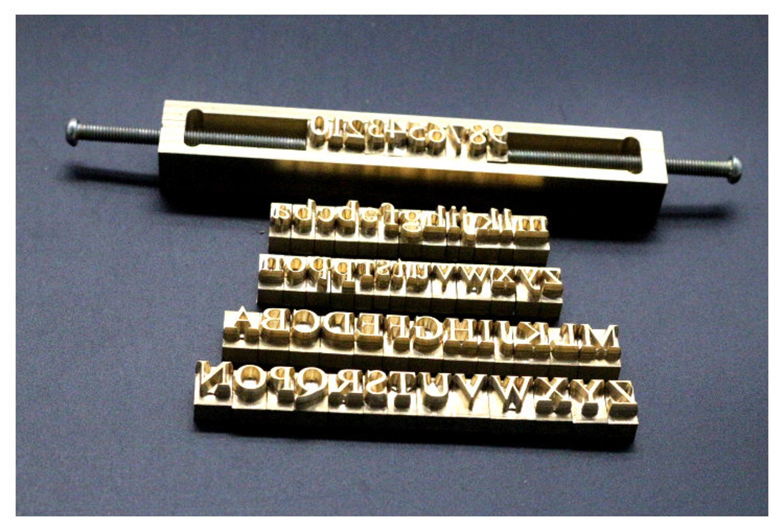 Interchangeable Embossing Full Set 26 Alphabet Leather Logo - Etsy