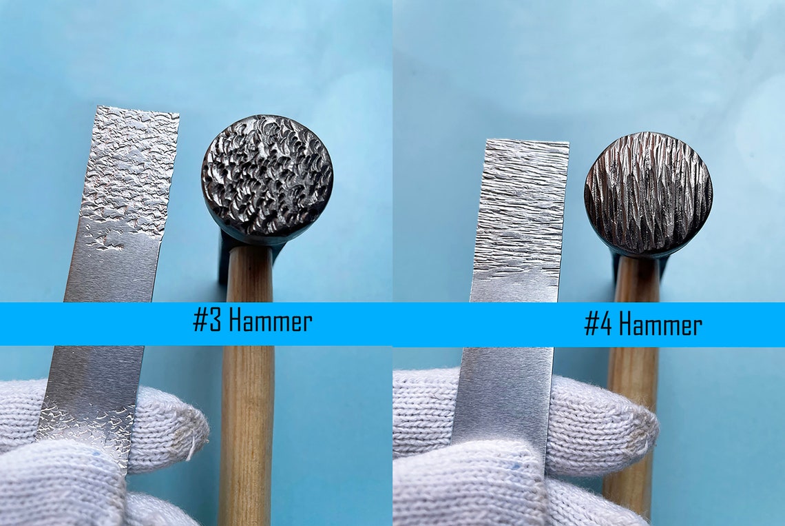 NEW Artisan Texture Hammer for Metalworking - Handcrafted Metal ...