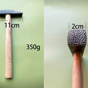 Artisan Texture Hammer for Metalworking - Handcrafted Metal Embossing ...