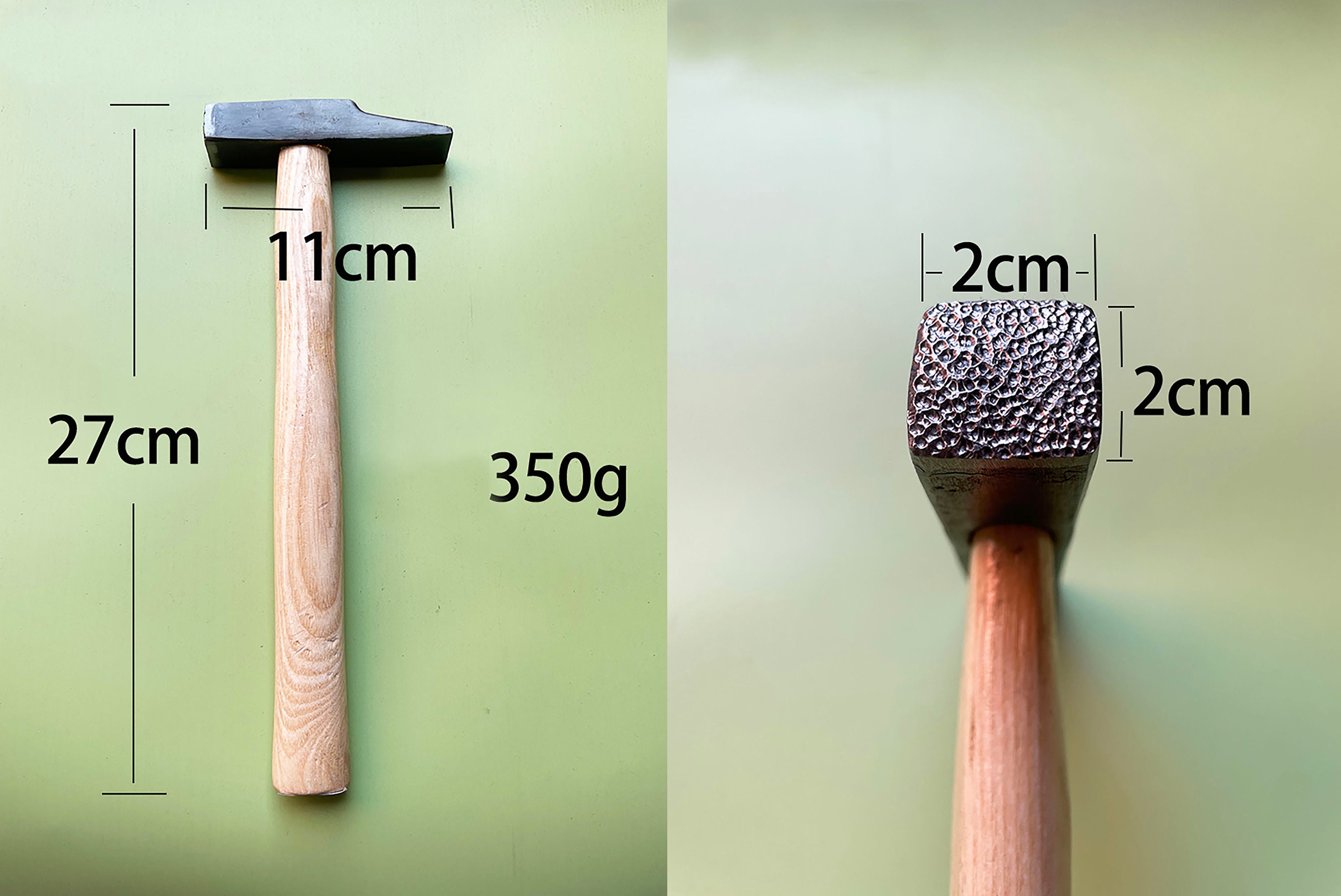 Artisan Texture Hammer for Metalworking - Handcrafted Metal Embossing ...