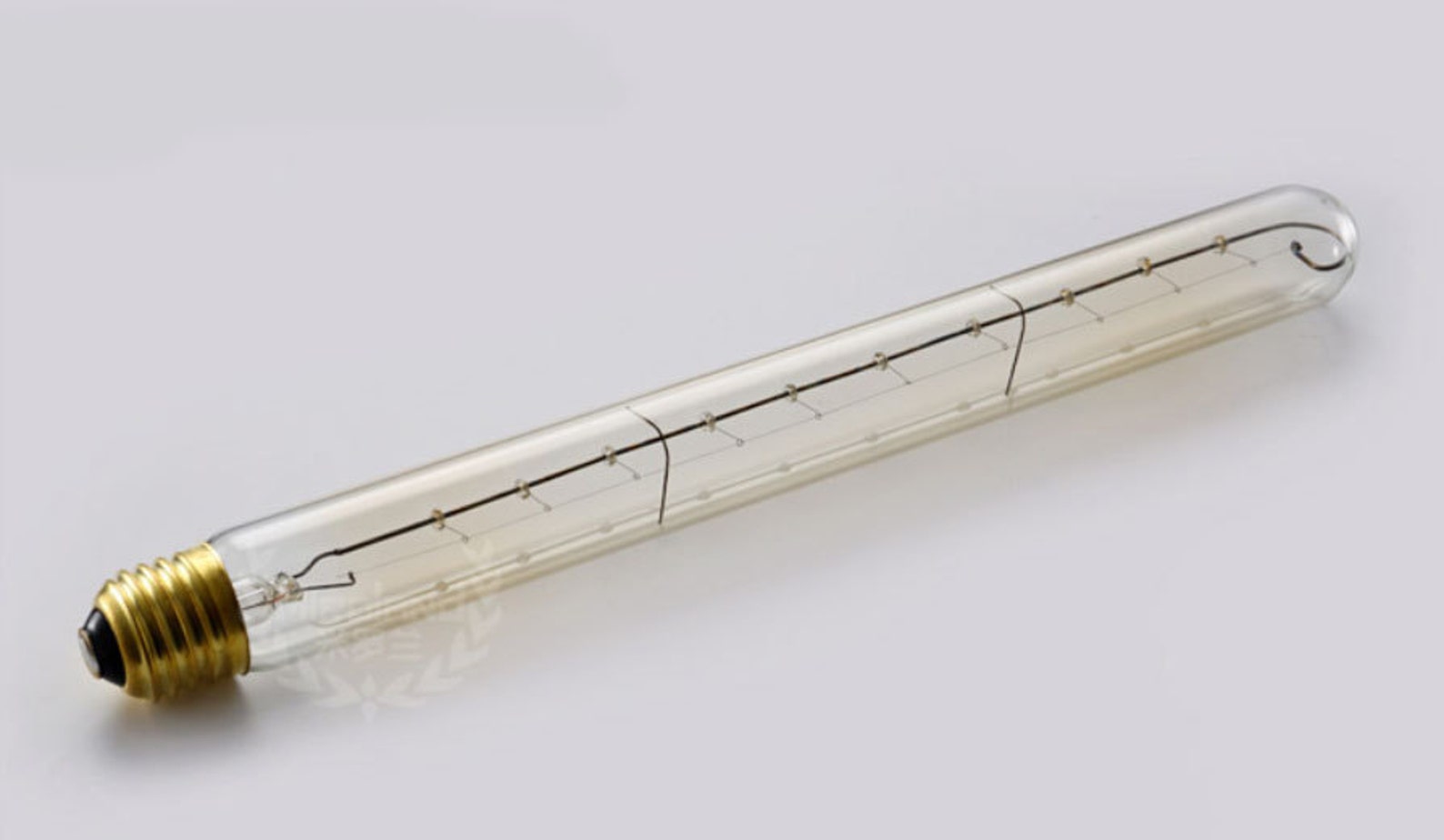 Onsale Large Long Tube Light Bulb Vintage Filament Smoke | Etsy