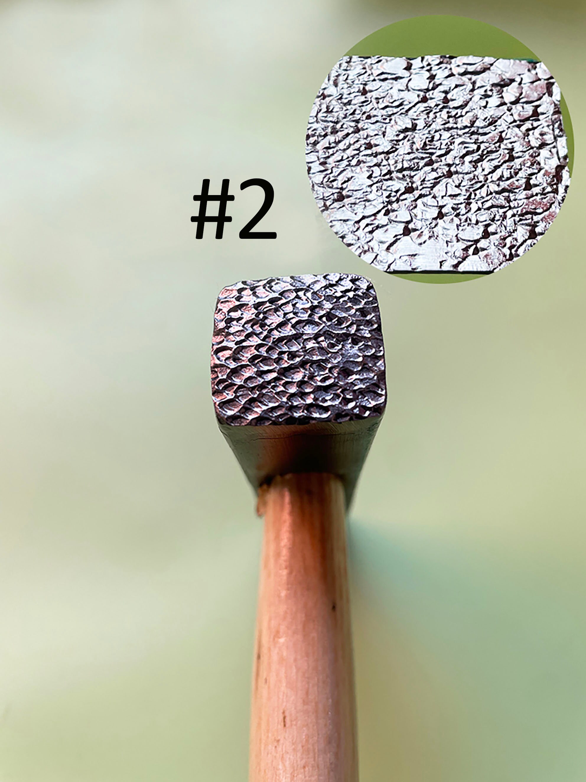 Artisan Texture Hammer for Metalworking - Handcrafted Metal Embossing ...