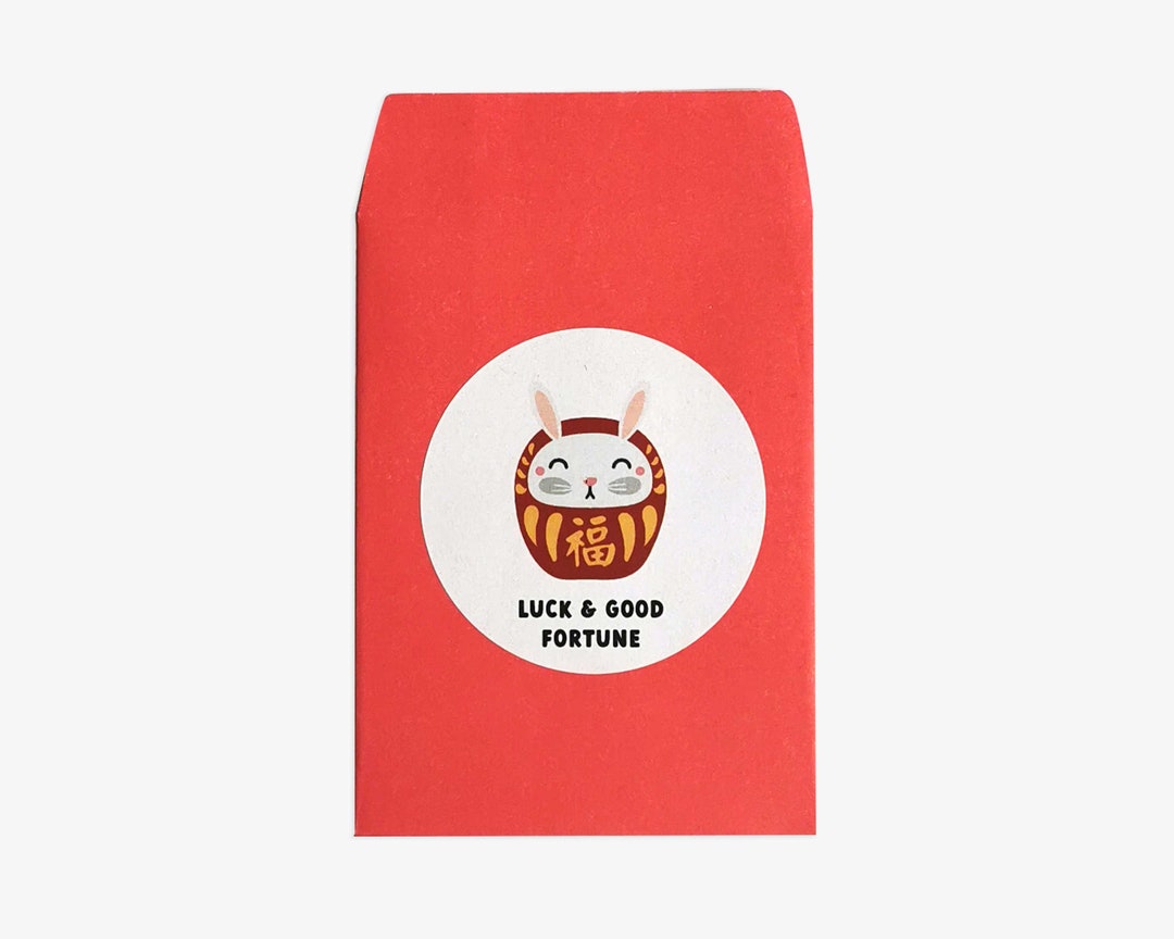 Cute Year of the Rabbit Hongbao Lucky Red Money Paper Envelope - Etsy UK