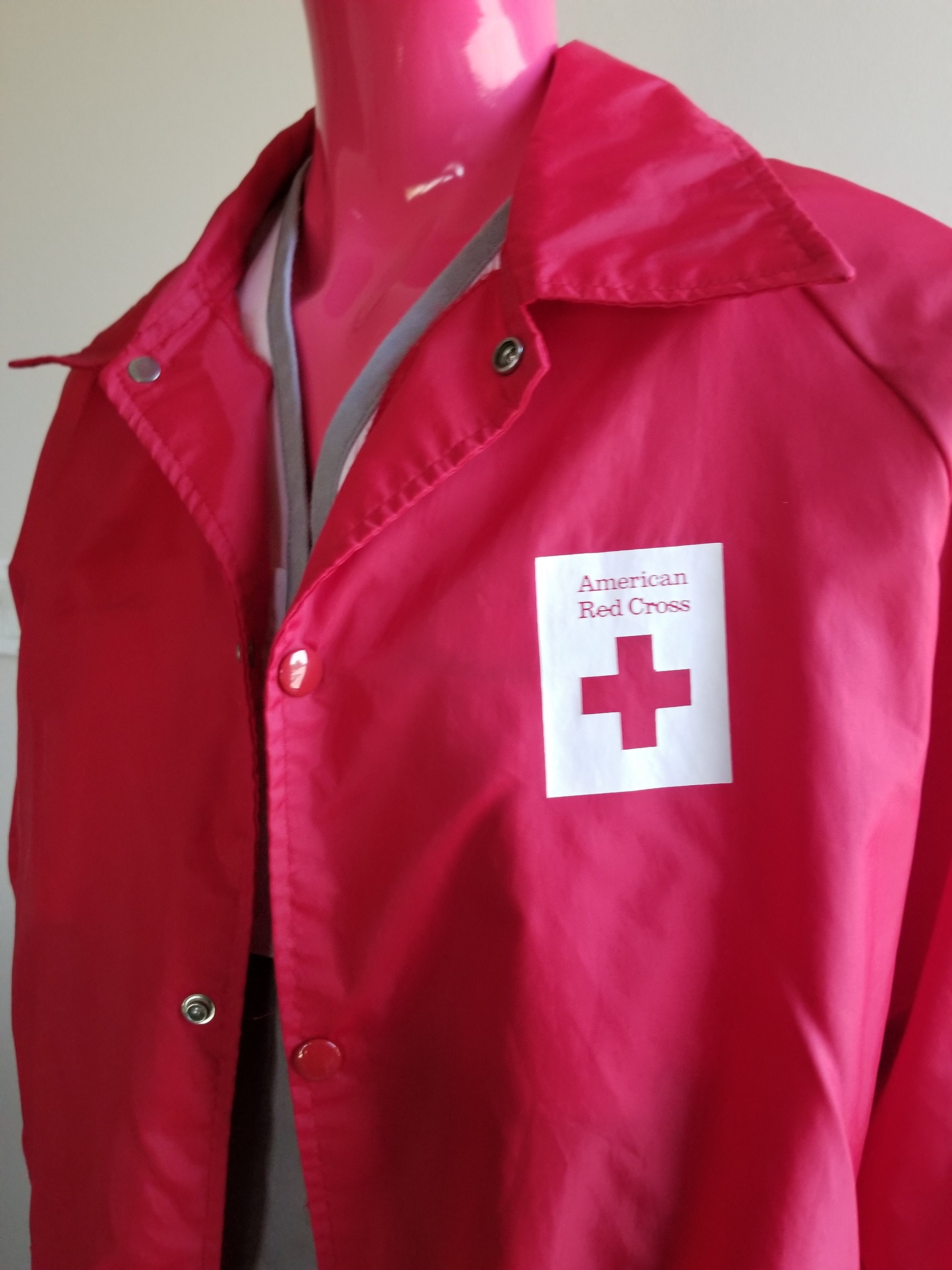 Vintage Red Cross Disaster Relief set with size Large vest | Etsy