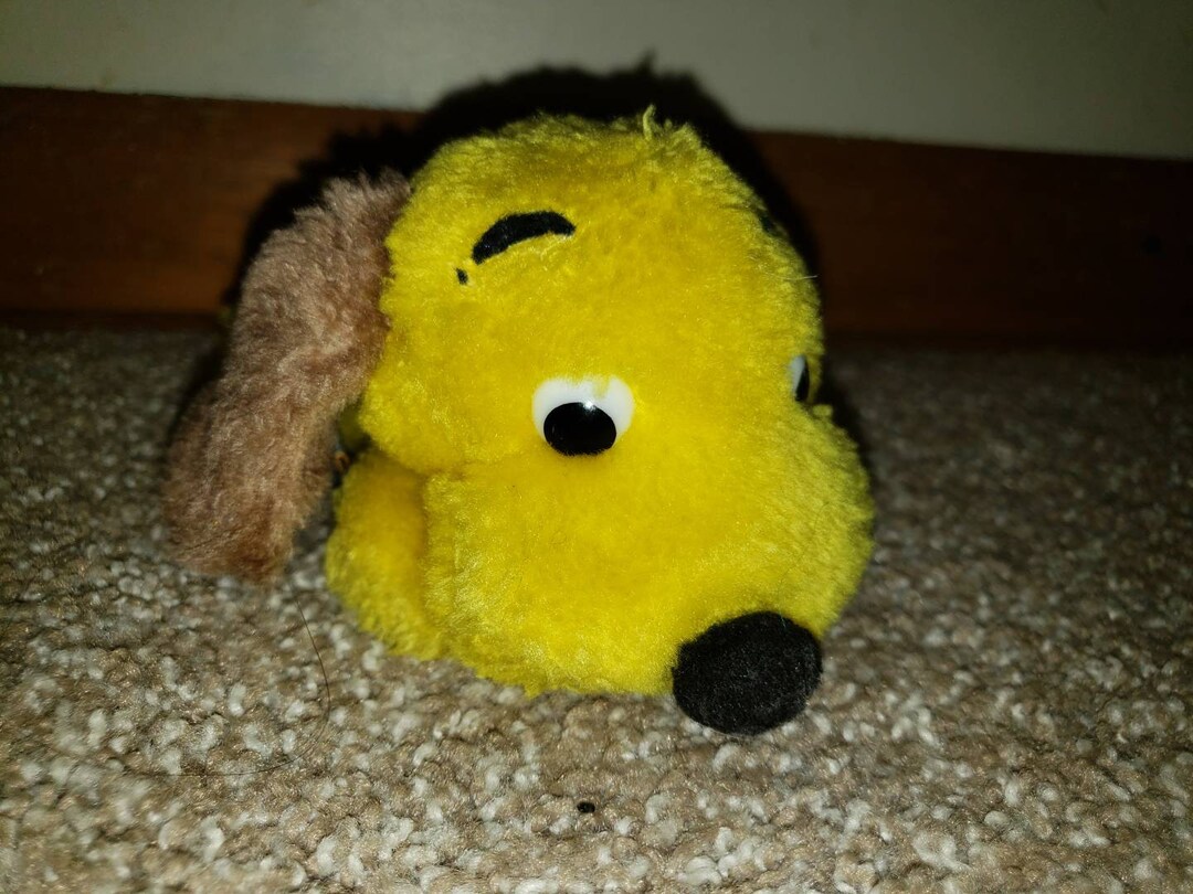 Vintage Dakin Drooper the Puppy Dog Rare Yellow - Etsy