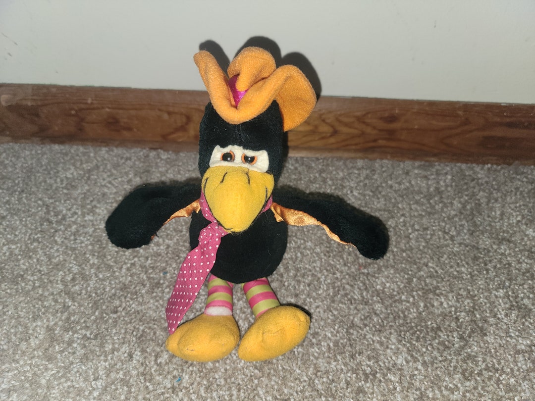 Vintage Russ Berrie Plush Lovey Crow Calvin - Etsy
