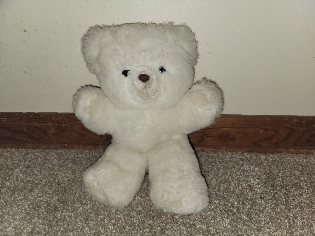 Vintage 24k Polar Puff Plush Lovey Teddy Bear - Etsy