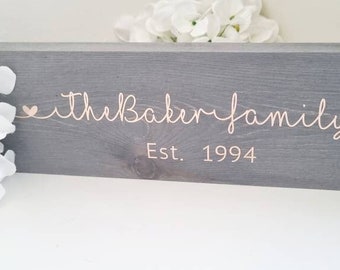 Table Name Sign | Etsy