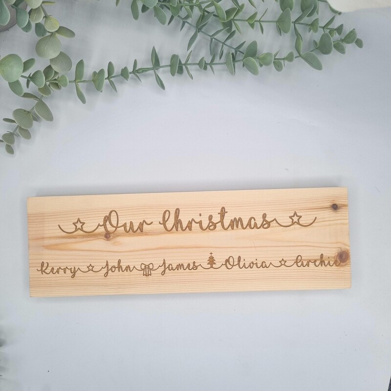 Christmas Plaque - Etsy UK
