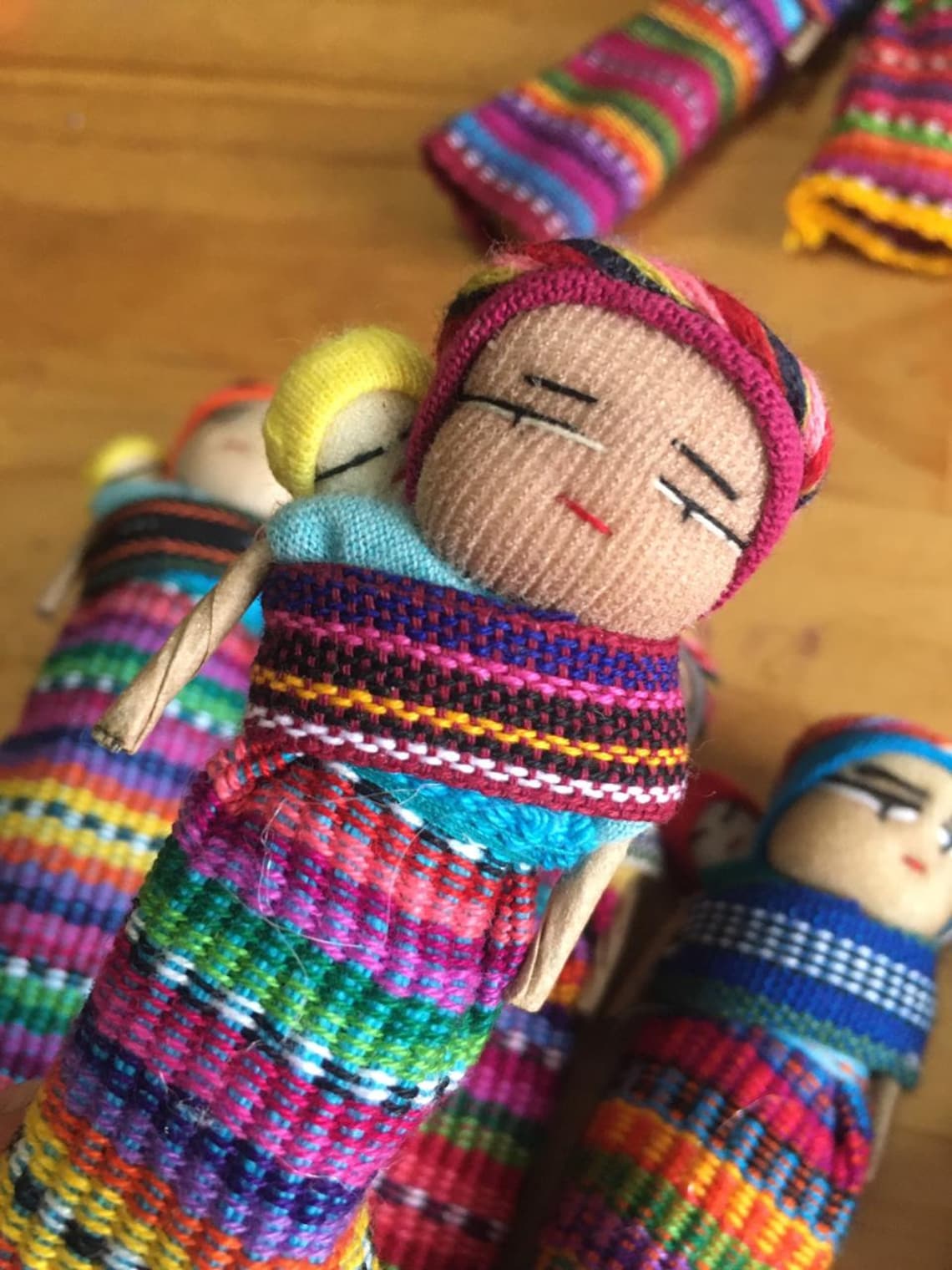 Lot of 50 Pieces /handmade Guatemalan Worry Dolls Carrying - Etsy