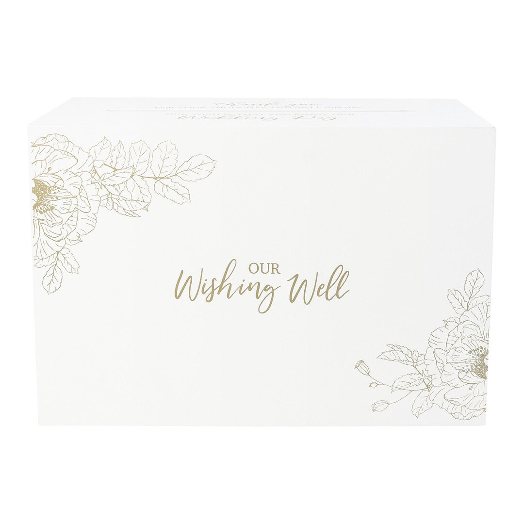 Wedding Wishing Well Card Box for Money Gift Holder - Etsy
