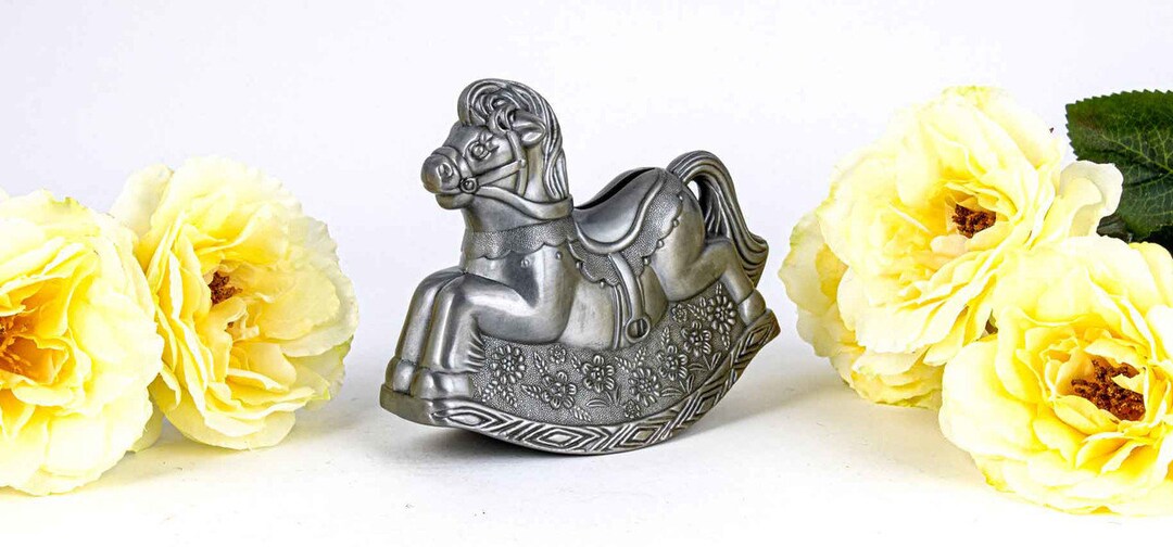 Baby Money Box Pewter Silver Gift Christening Newborn Shower Keepsake ...