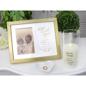Memorial Photo Frame Memory Plaque Mum Dad Remembrance Sympathy Funeral ...