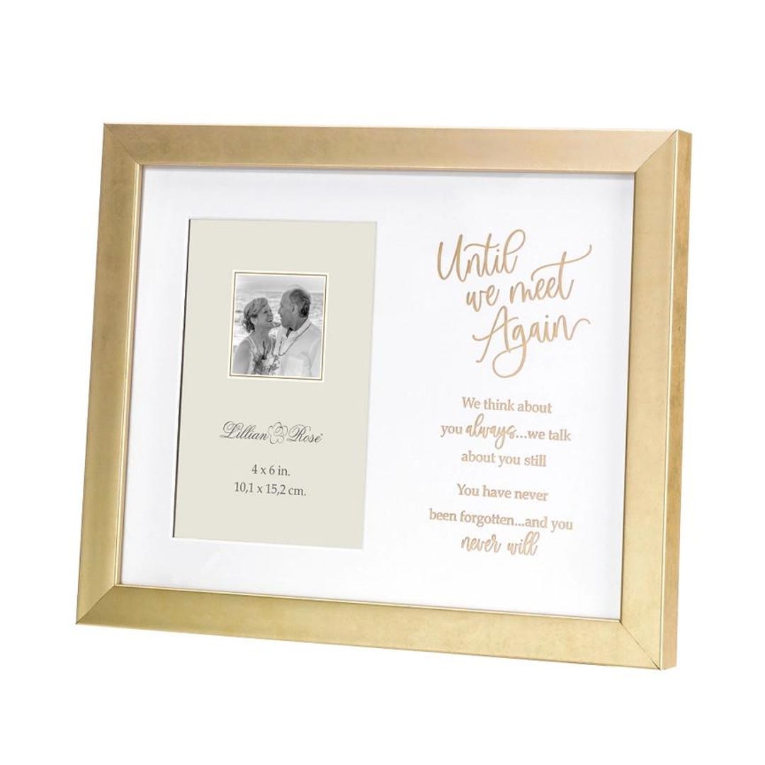 Memorial Photo Frame Memory Plaque Mum Dad Remembrance Sympathy Funeral ...