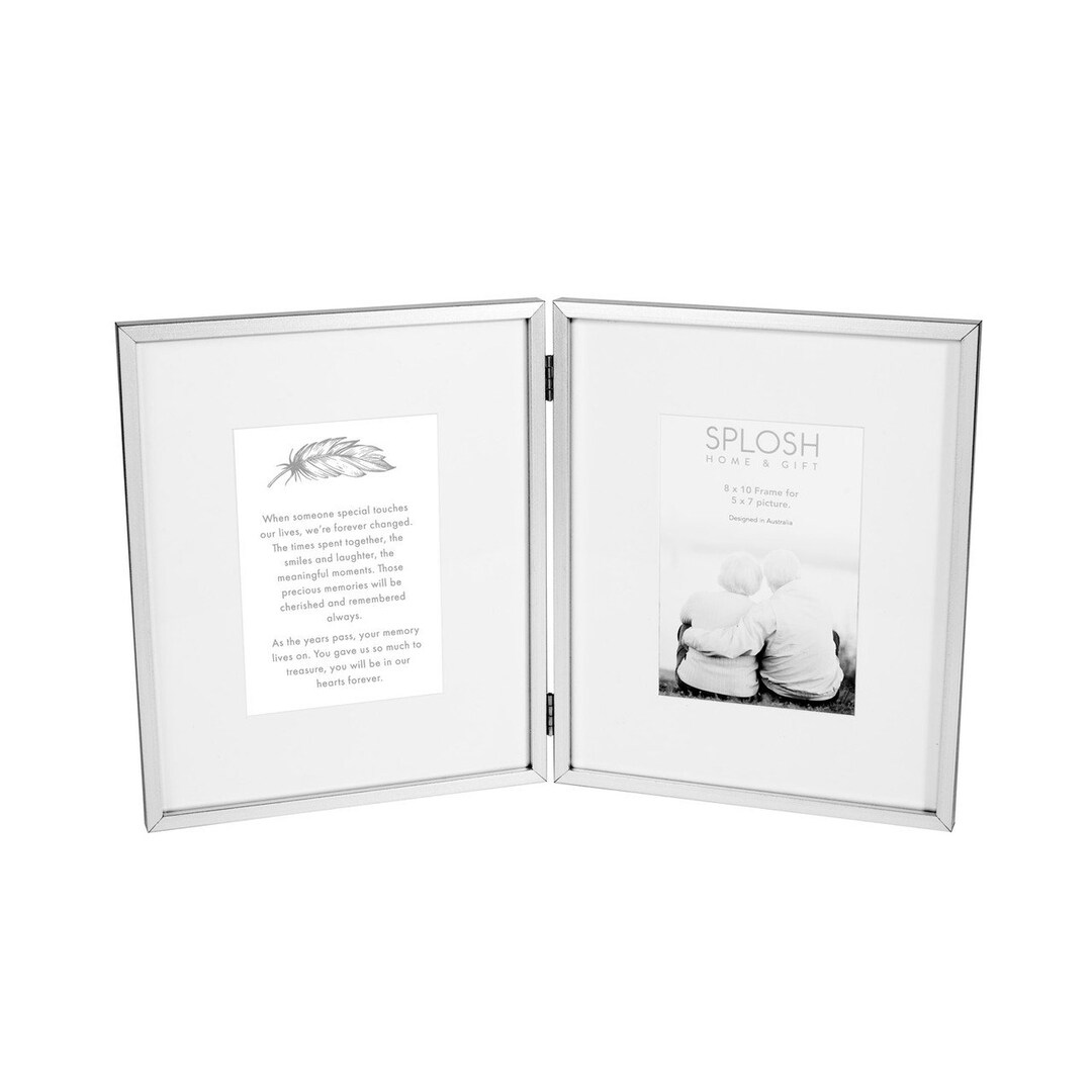In Loving Memory Photo Frame Memorial Plaque Mum Dad Remembrance ...