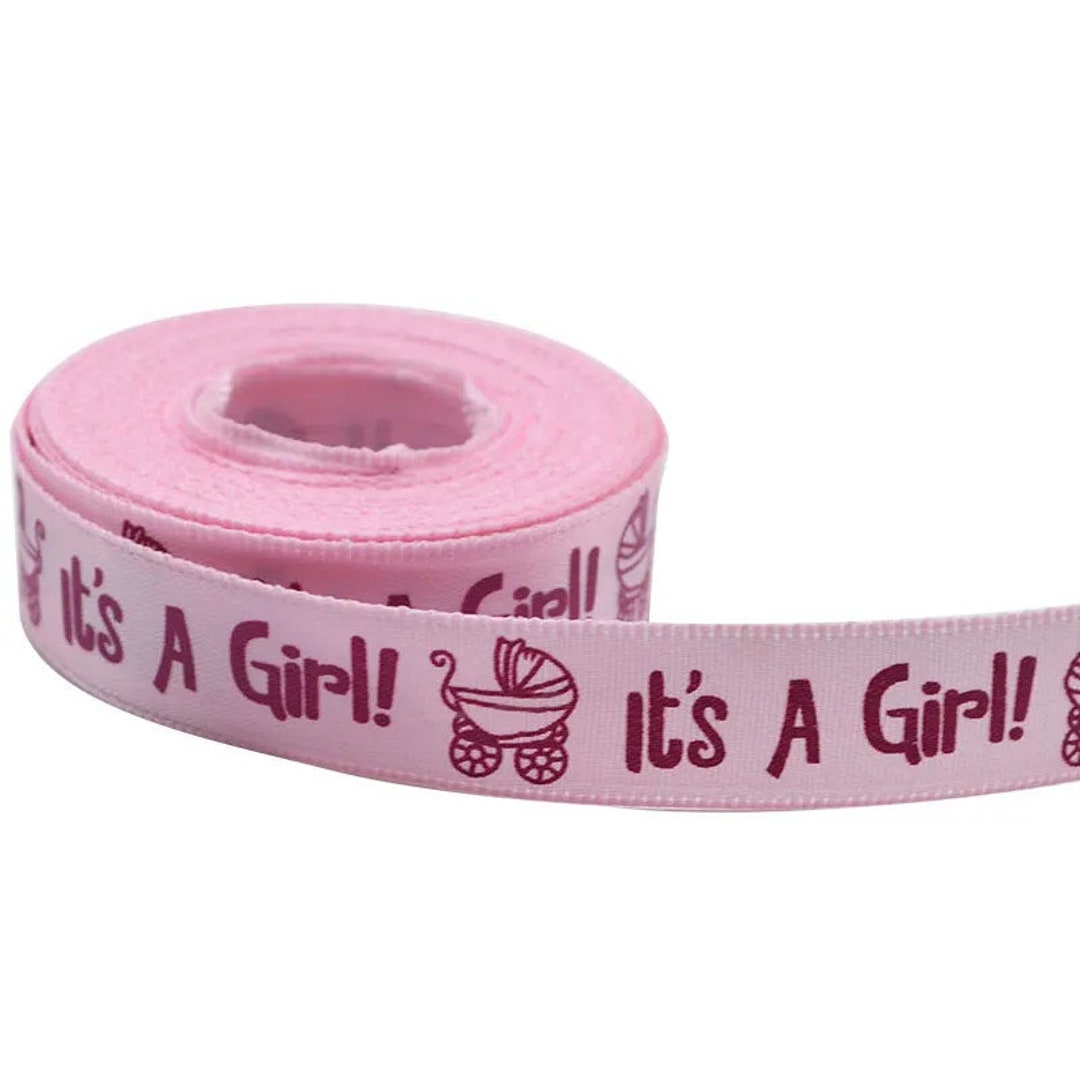 Its a Girl Pink Ribbon Baby Shower Party Decorations Favours ...
