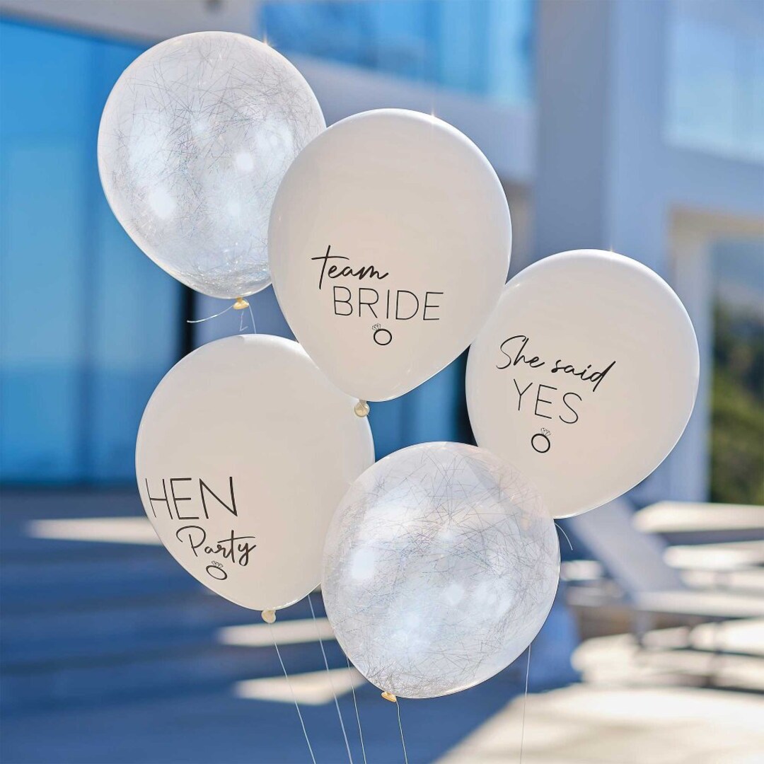 Hens Night Party Team Bride She Said Yes Balloons Bridal Shower ...