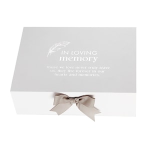In Loving Memory Keepsake Box – Memorial Gift for Mum or Dad | Sympathy ...