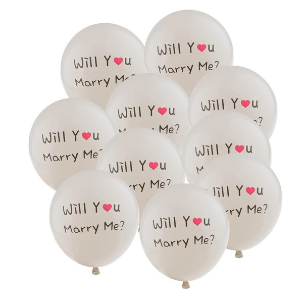 Marry Me Balloons - Etsy