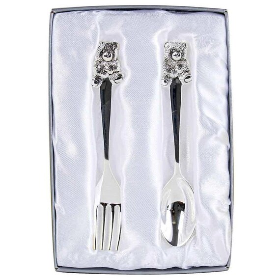 Baby silverware gift set store