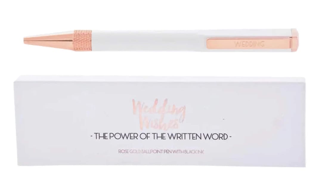 Wedding Signing Pen to Sign Certificate Register for Guest Book Wishes ...